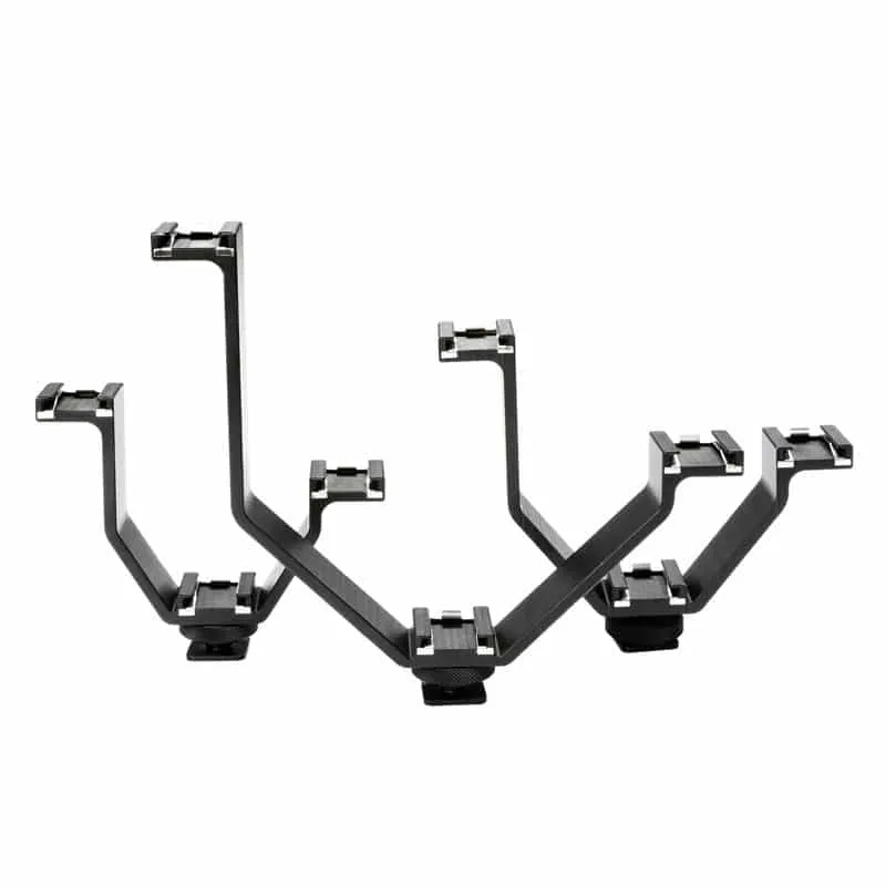 Micnova Triple Mount V Bracket - Dslr Zone