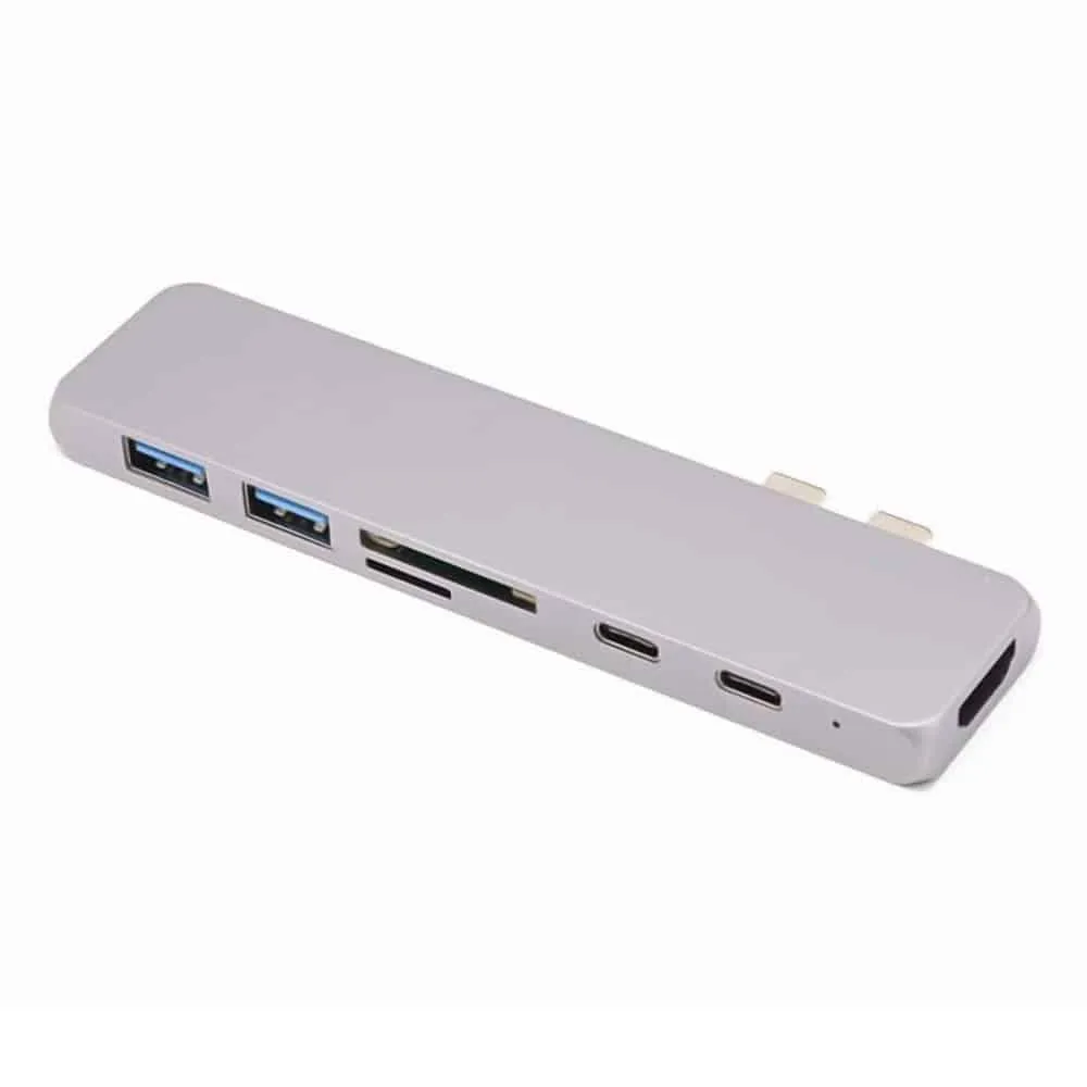 7-IN-1 DUAL USB TYPE-C HUB AND MULTI-PORT ADAPTER - Lebanon