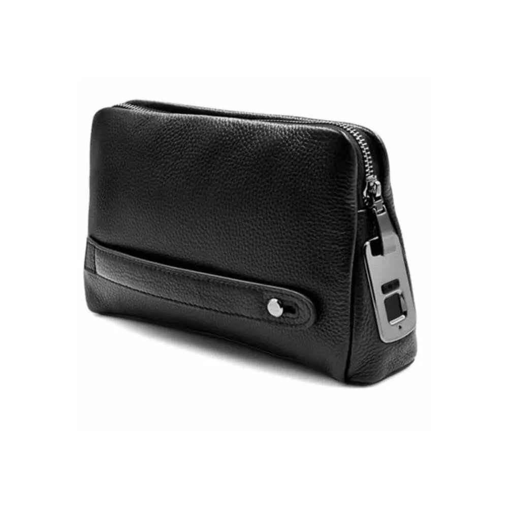 Men's Fingerprint Bags for Men Leather Hand Bag - Lebanon - DSLR Zone