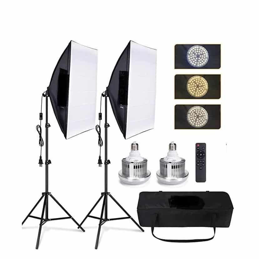 Softbox 150W LED Studio Softbox Light Kit - Dslr Zone