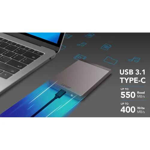 Lexar SL200 Portable USB 3.1 Type-C External SSD - Dslr Zone