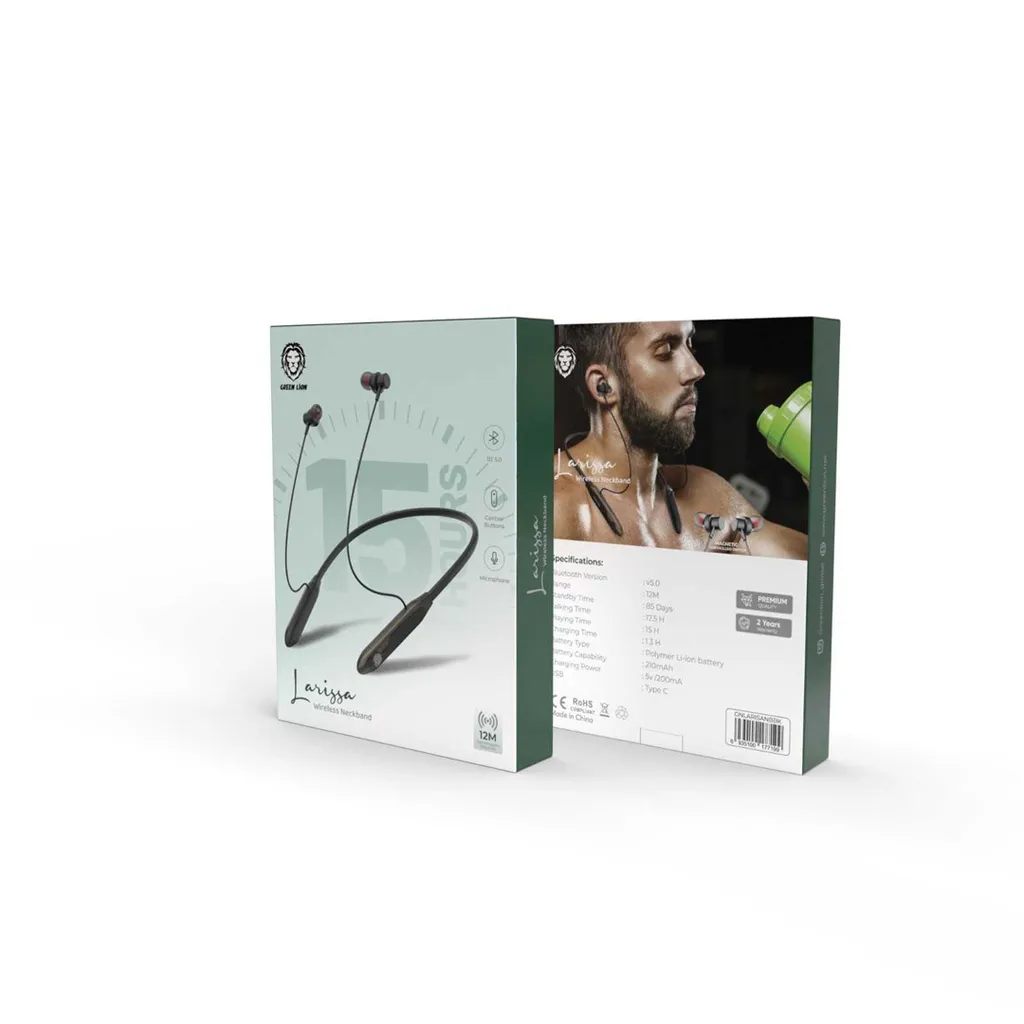 Green Lion Larissa Wireless Neckband Headphones - Dslr Zone