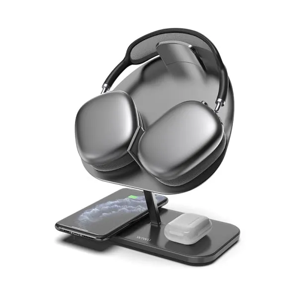 WIWU M15 Hubble Stand Wireless Charger - Gray