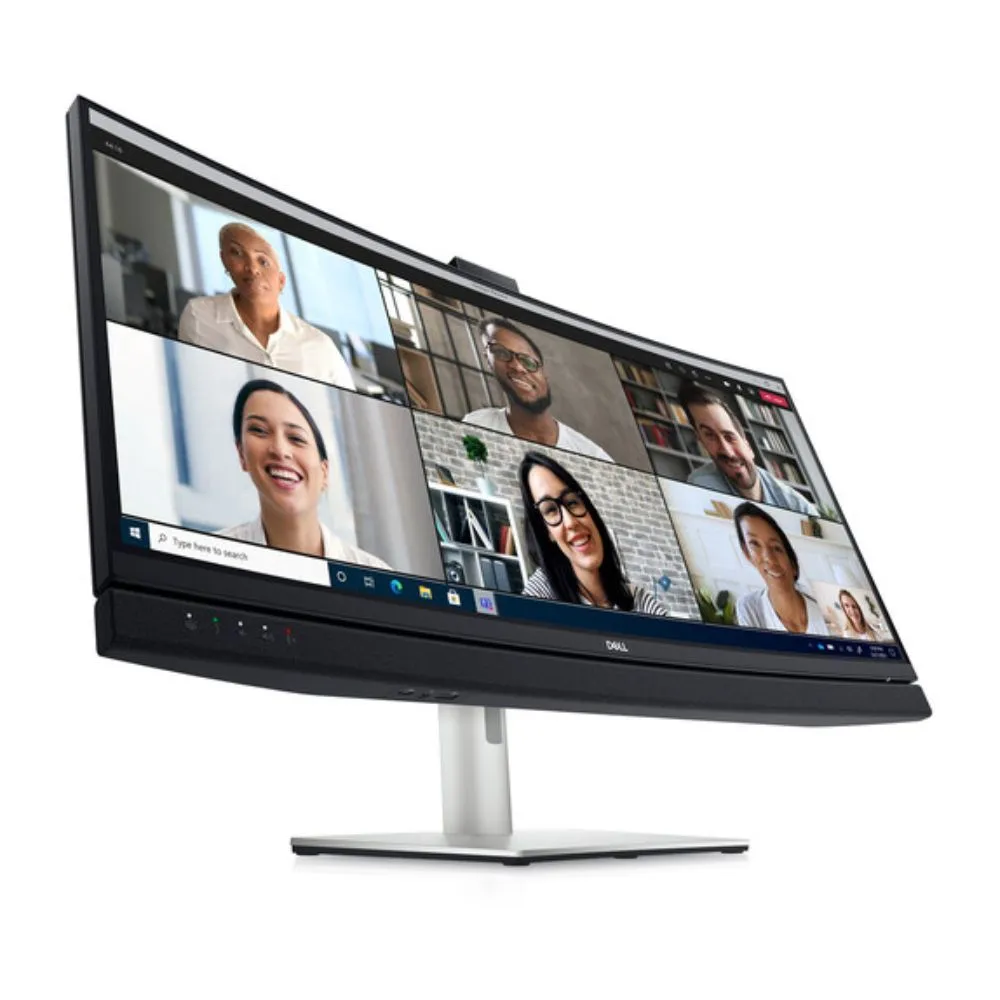 Dell C3422WE - 34" Curved WQHD Video Conferencing IPS Monitor - 60 Hz ...
